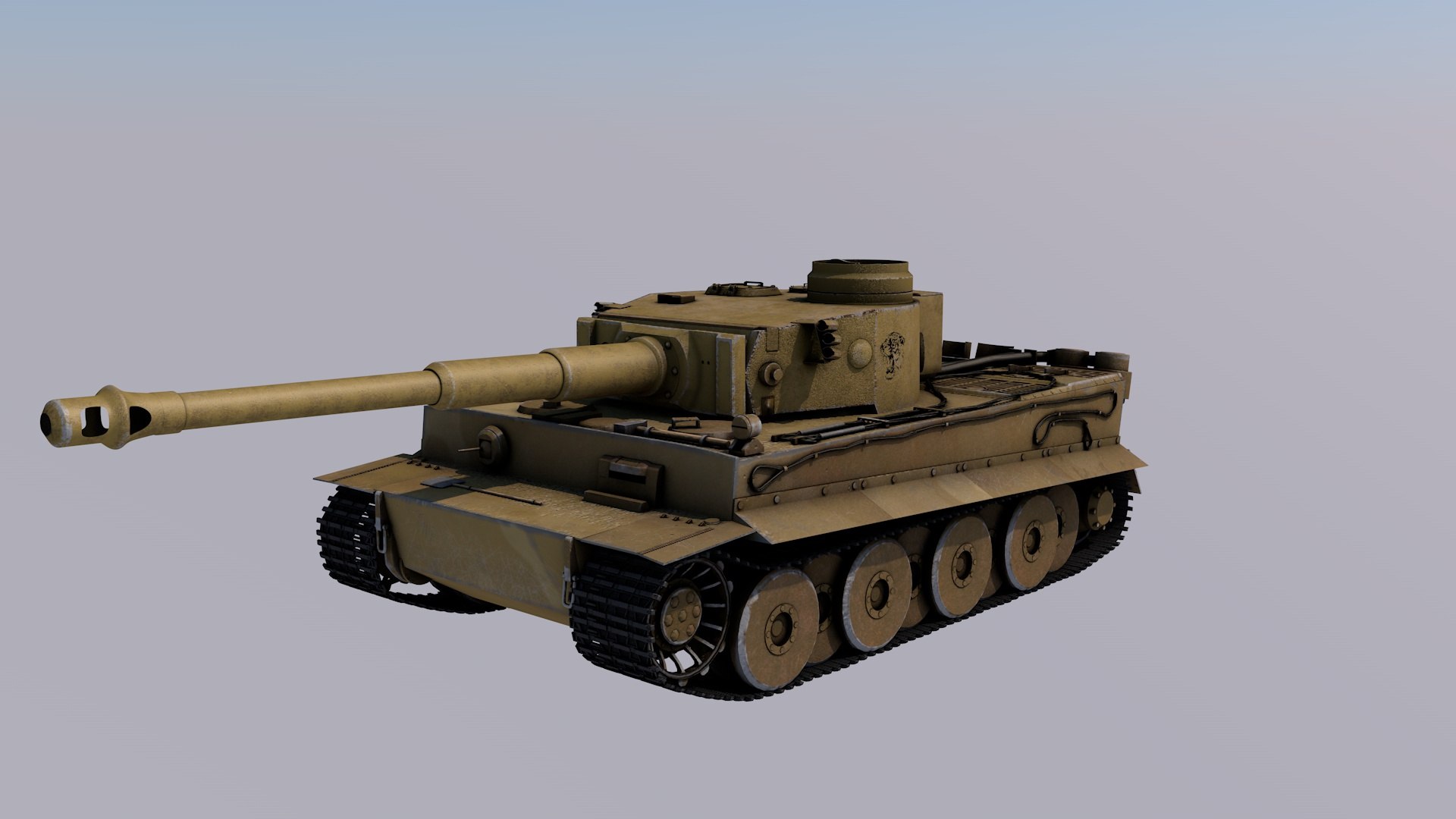 3D Tiger Tank - TurboSquid 1691890