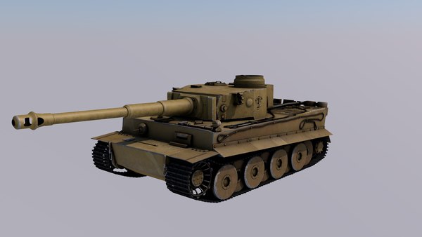 3D модель Tank Tiger I High Poly текстурированная модель - TurboSquid ...