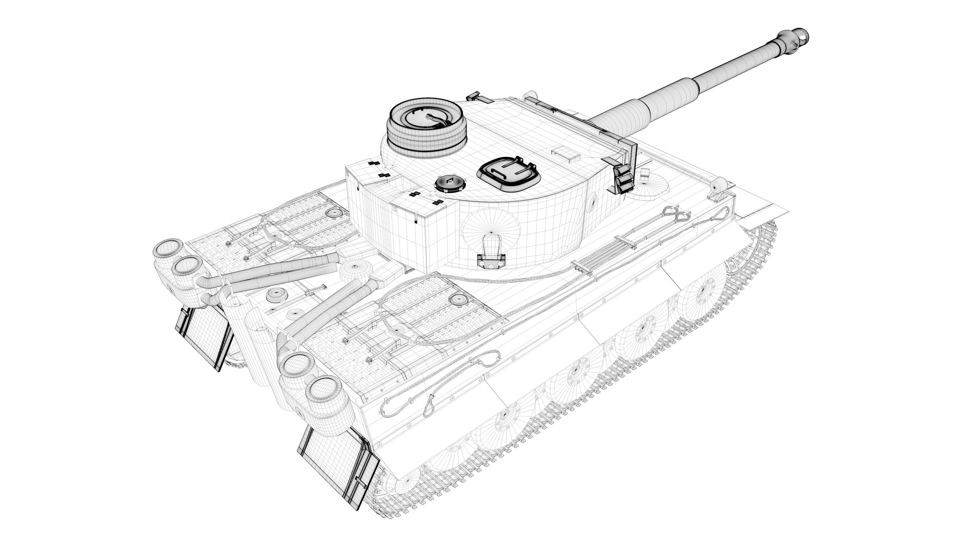 3D Tiger Tank - TurboSquid 1691890