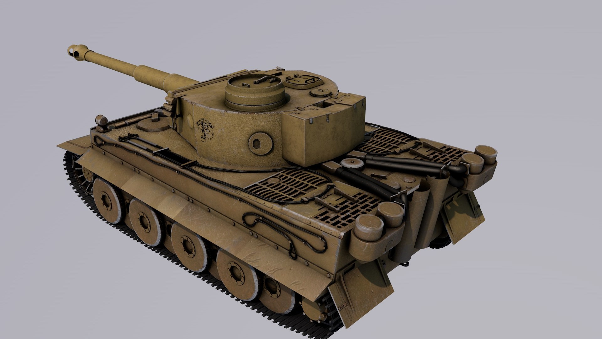 3D Tiger Tank - TurboSquid 1691890