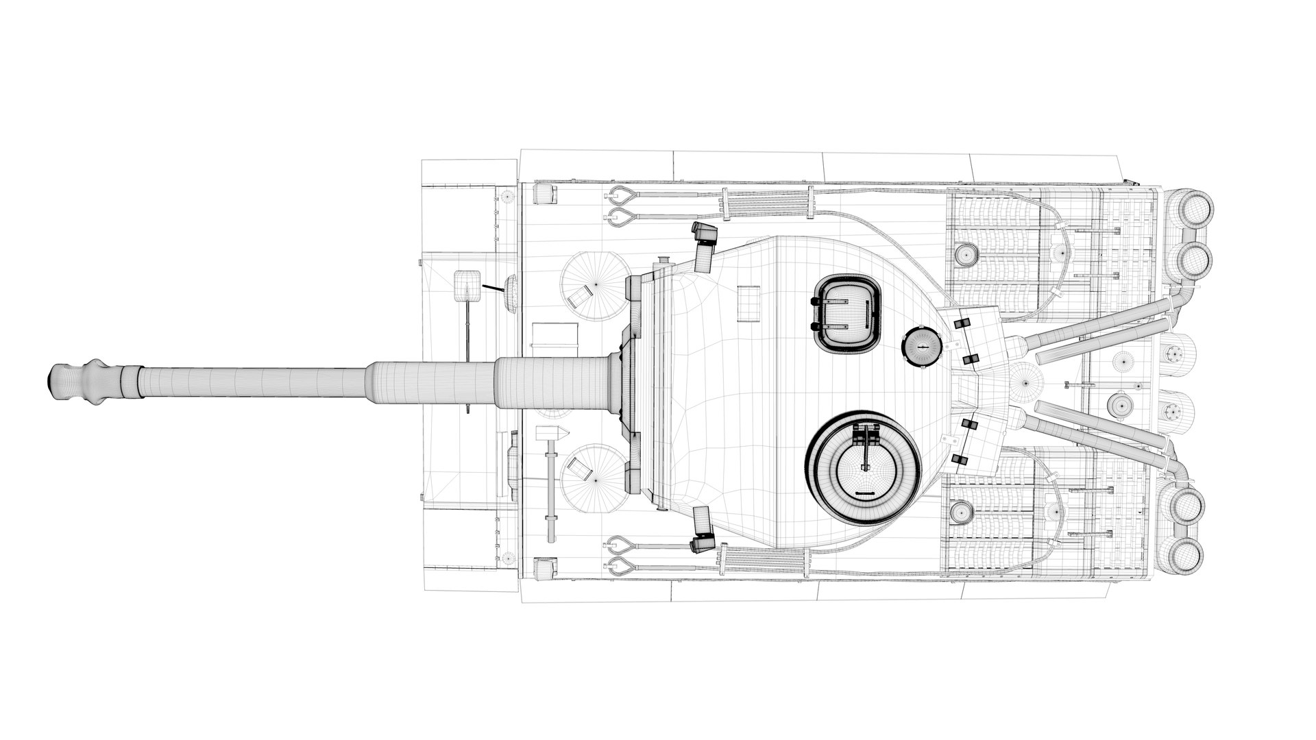3D Tiger Tank - TurboSquid 1691890