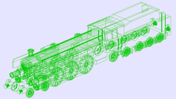 Steam locomotive 18 3 3D model - TurboSquid 1707891
