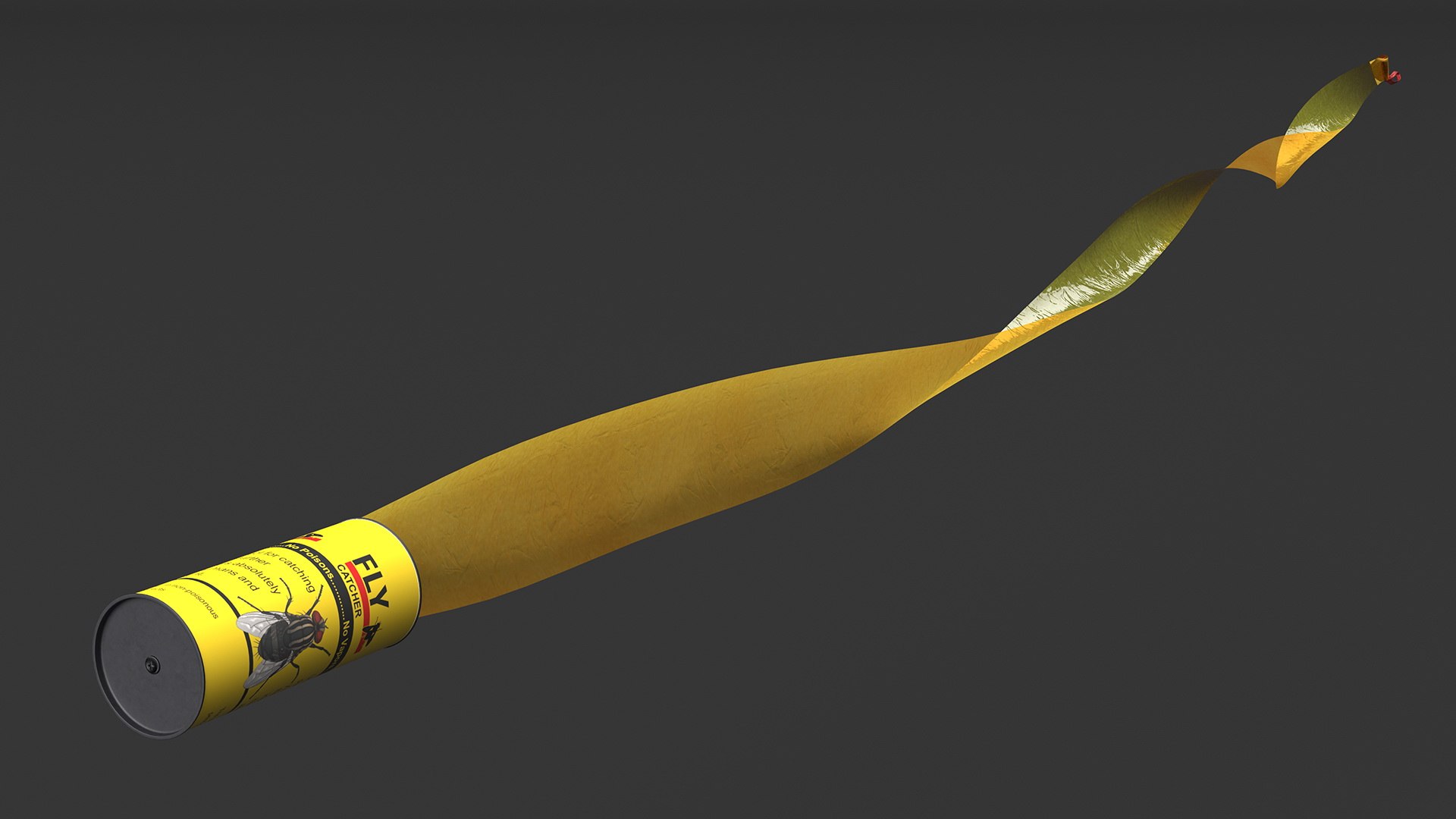 Fly Tape Paper Opened 3D - TurboSquid 2106135