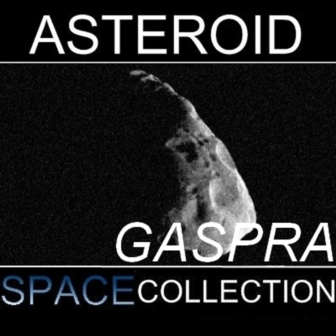 3d Model Of Gaspra Asteroid