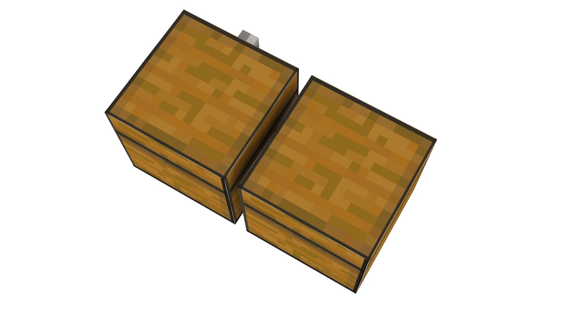 Minecraft Chests 3D Model - TurboSquid 2362723