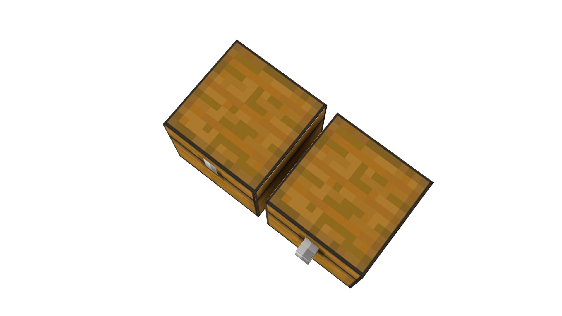 Minecraft Chests 3D Model - TurboSquid 2362723