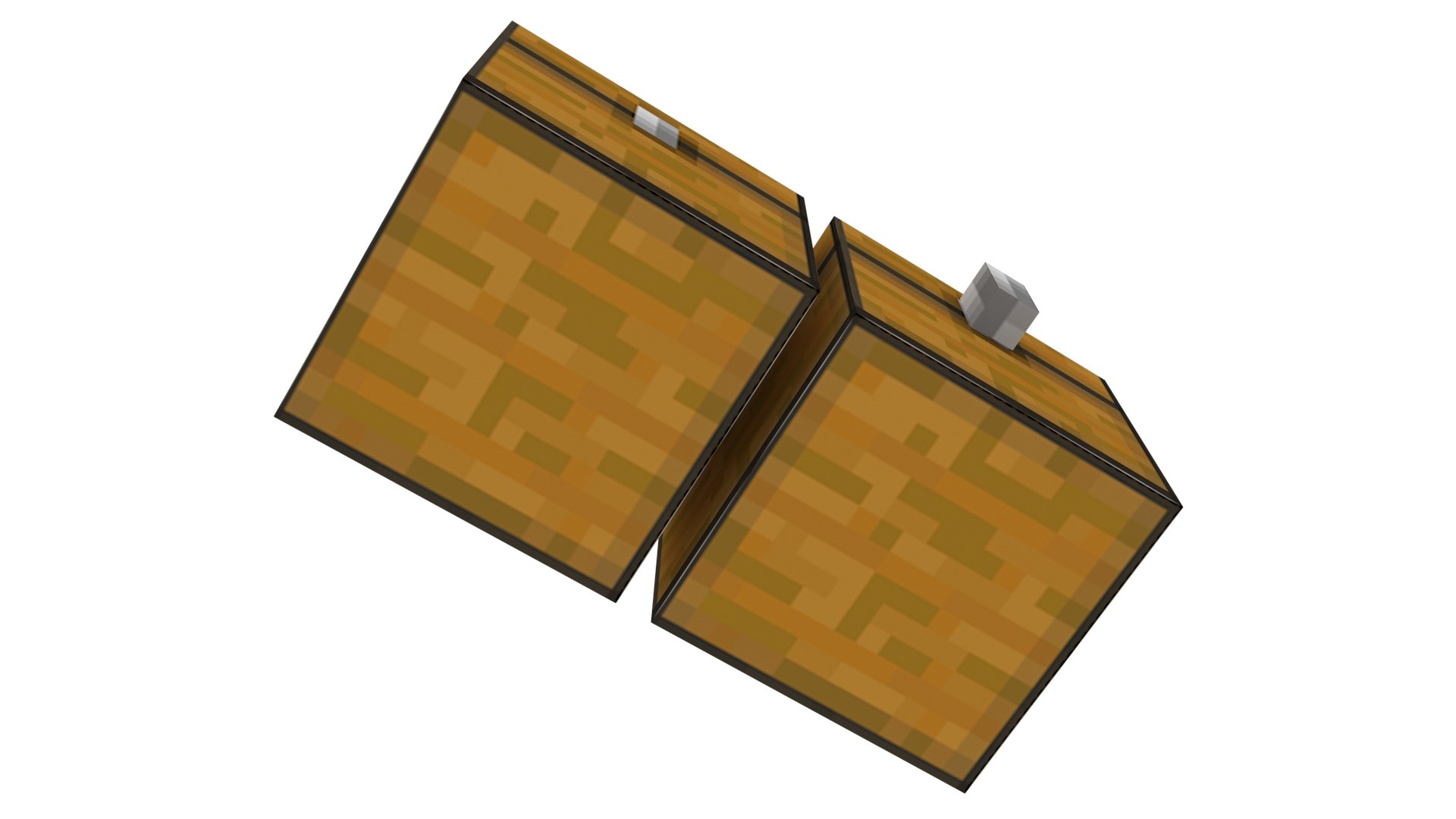 Minecraft Chests 3D Model - TurboSquid 2362723