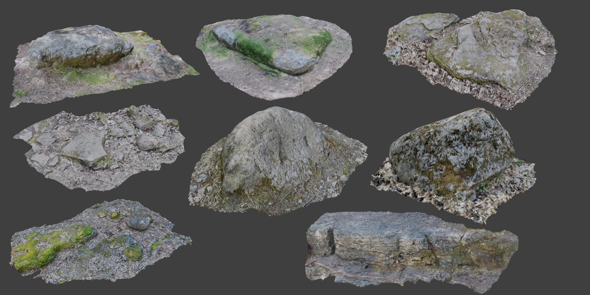 Rock Photogrammetry Collection 3D Model - TurboSquid 1959573