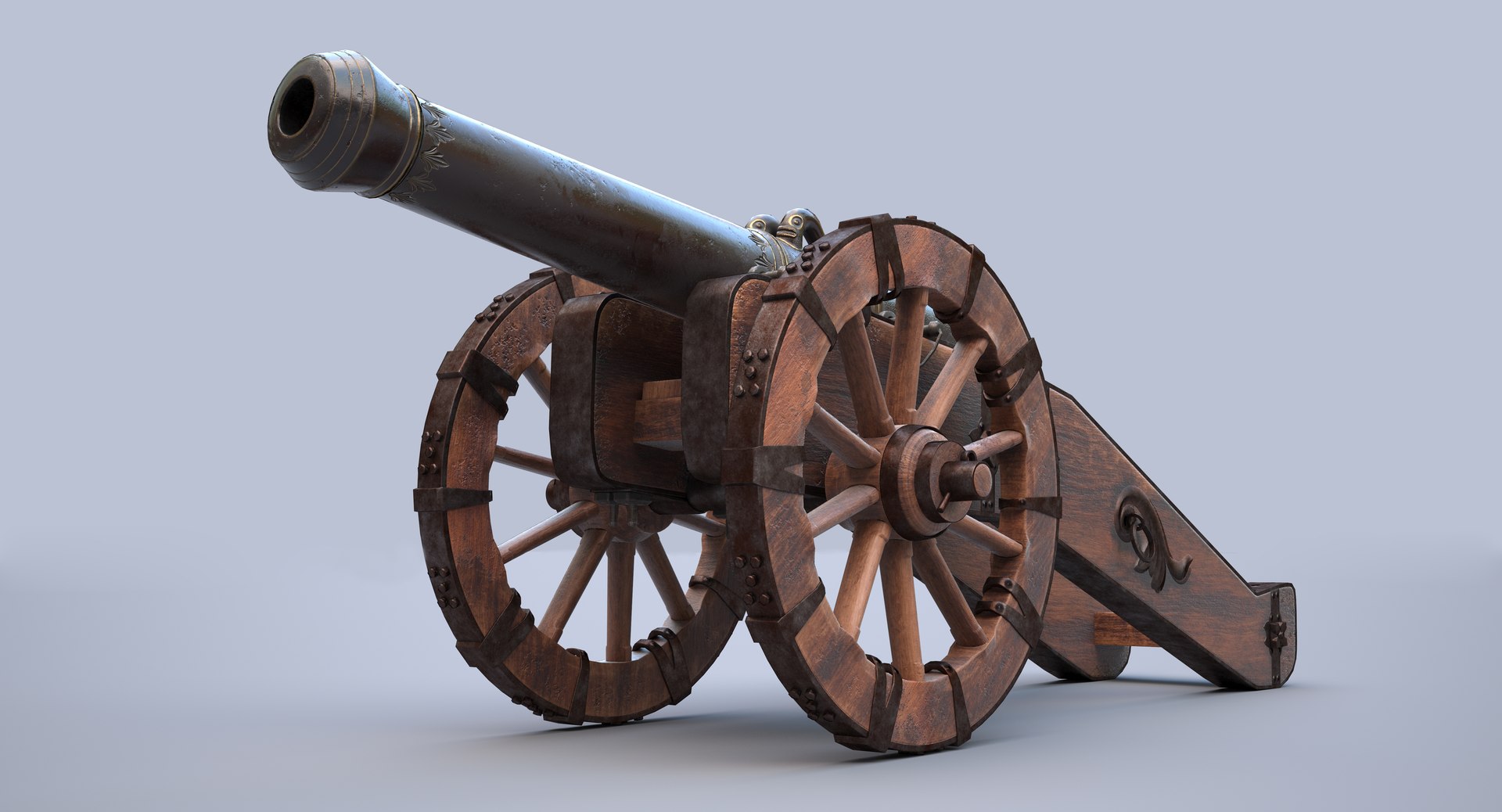3D Royal Cannon - TurboSquid 1397570