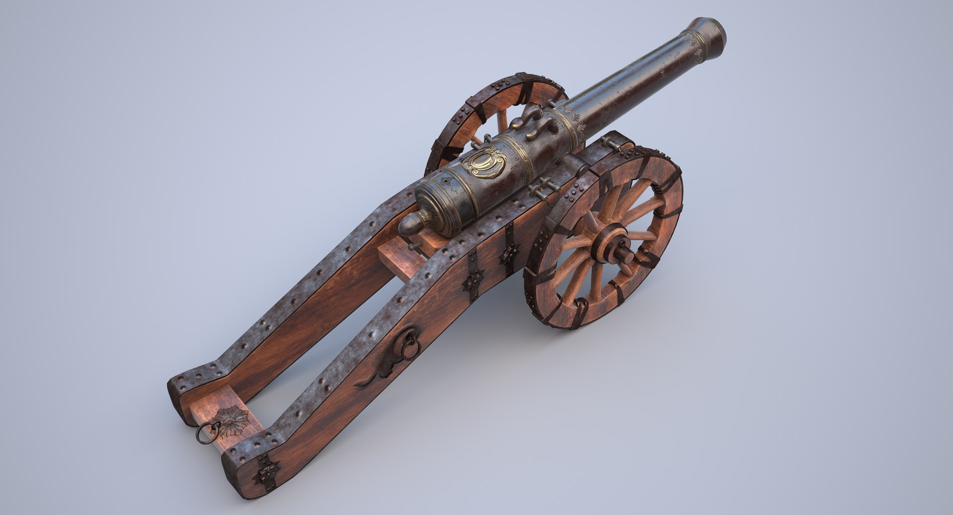 3D Royal Cannon - TurboSquid 1397570
