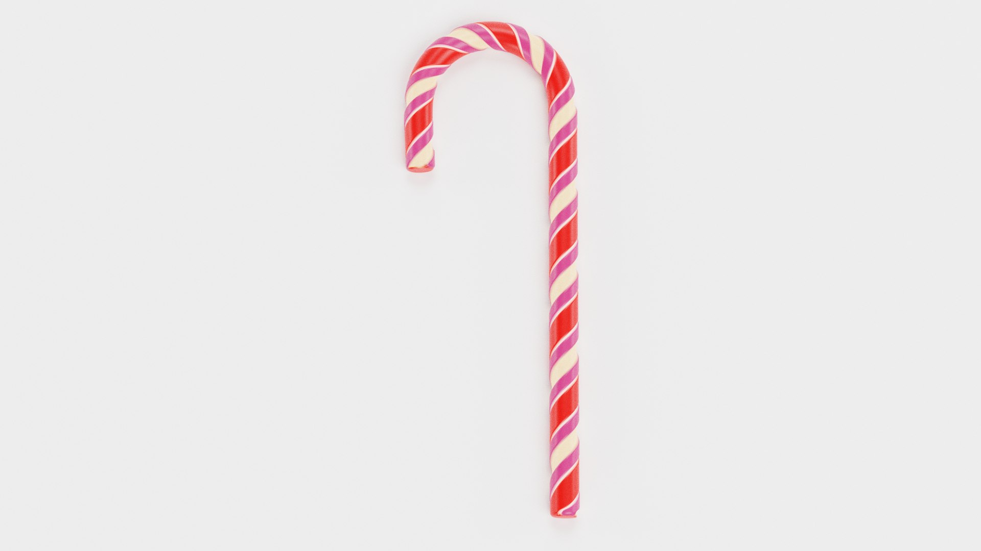 Candy Cane 3D Model - TurboSquid 1792342