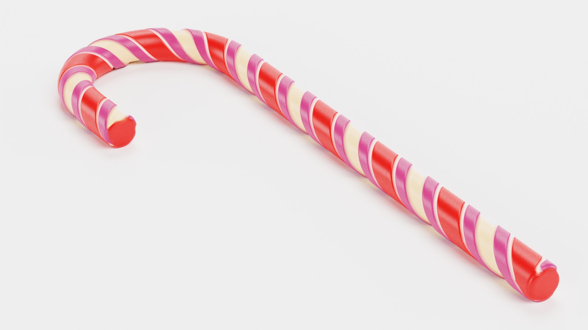 Candy Cane 3D Model - TurboSquid 1792342