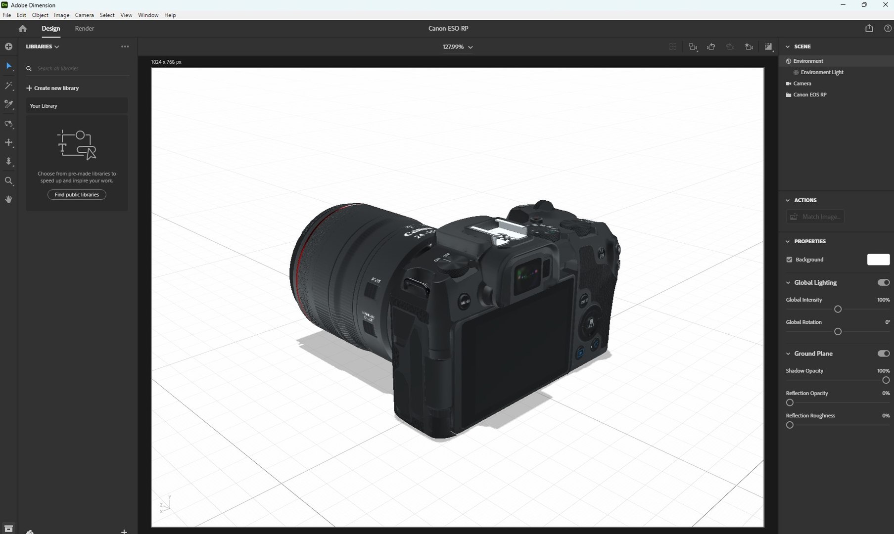 Canon EOS RP Mirrorless 3D - TurboSquid 2110048