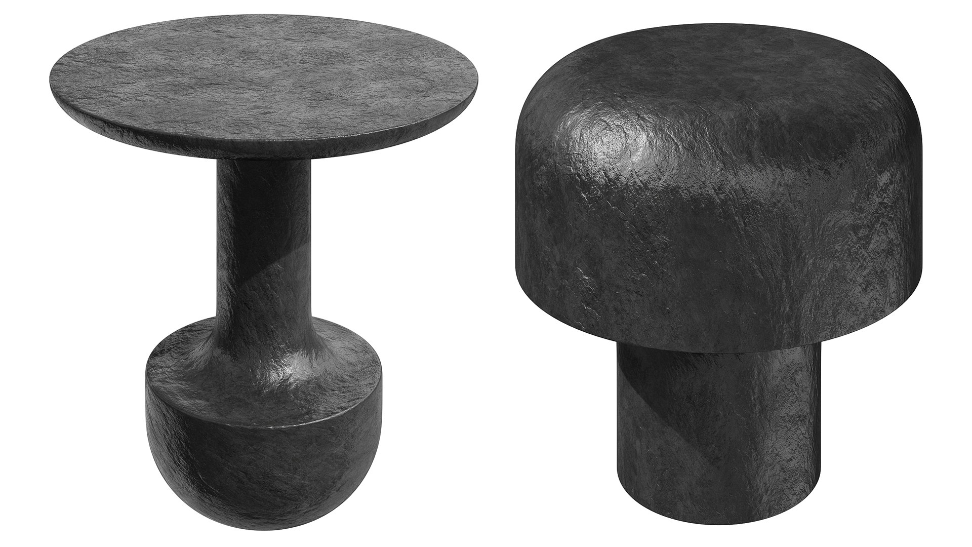 Monologue Toad Side Tables By Arthur Vallin 3D - TurboSquid 2197418