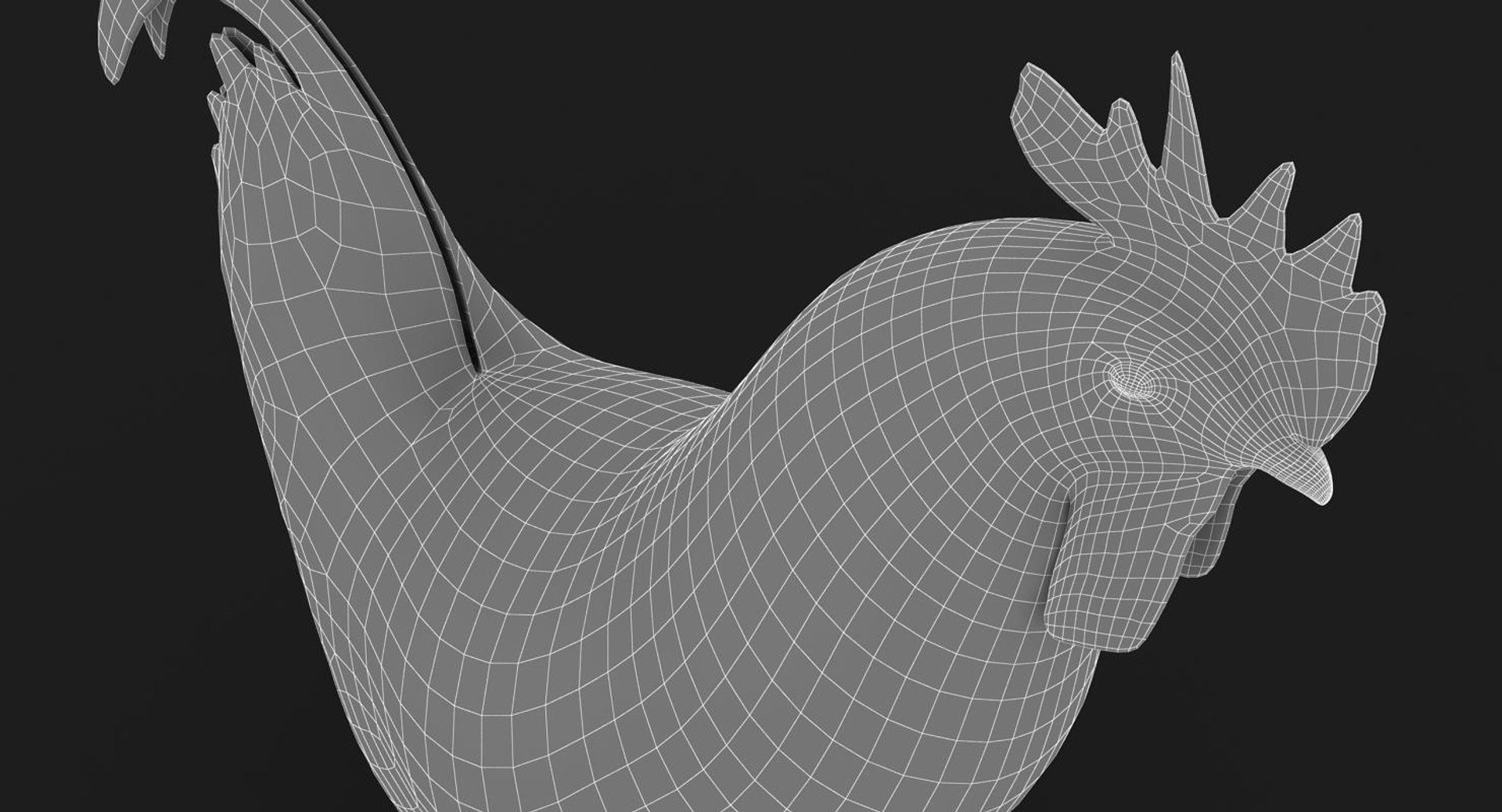 3D Realistic Rooster - TurboSquid 1152370