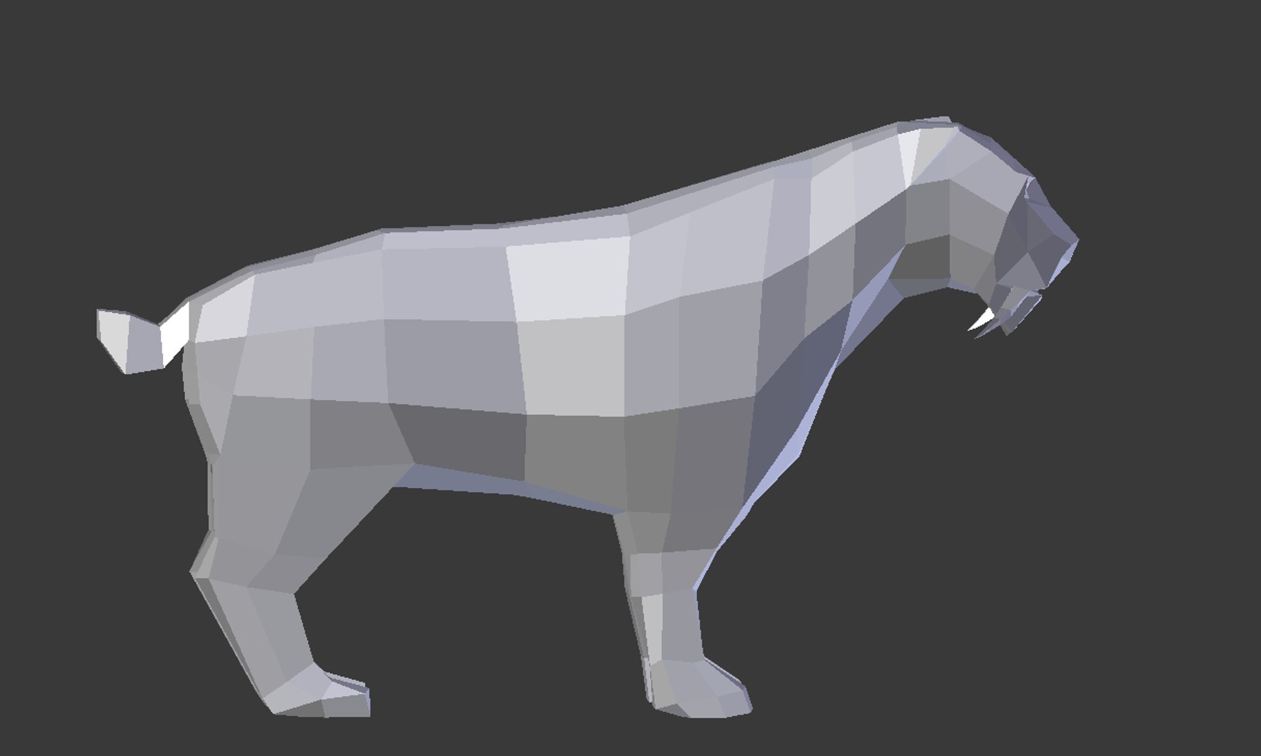 Smilodon Primeval Lion 3D Model - TurboSquid 1271042