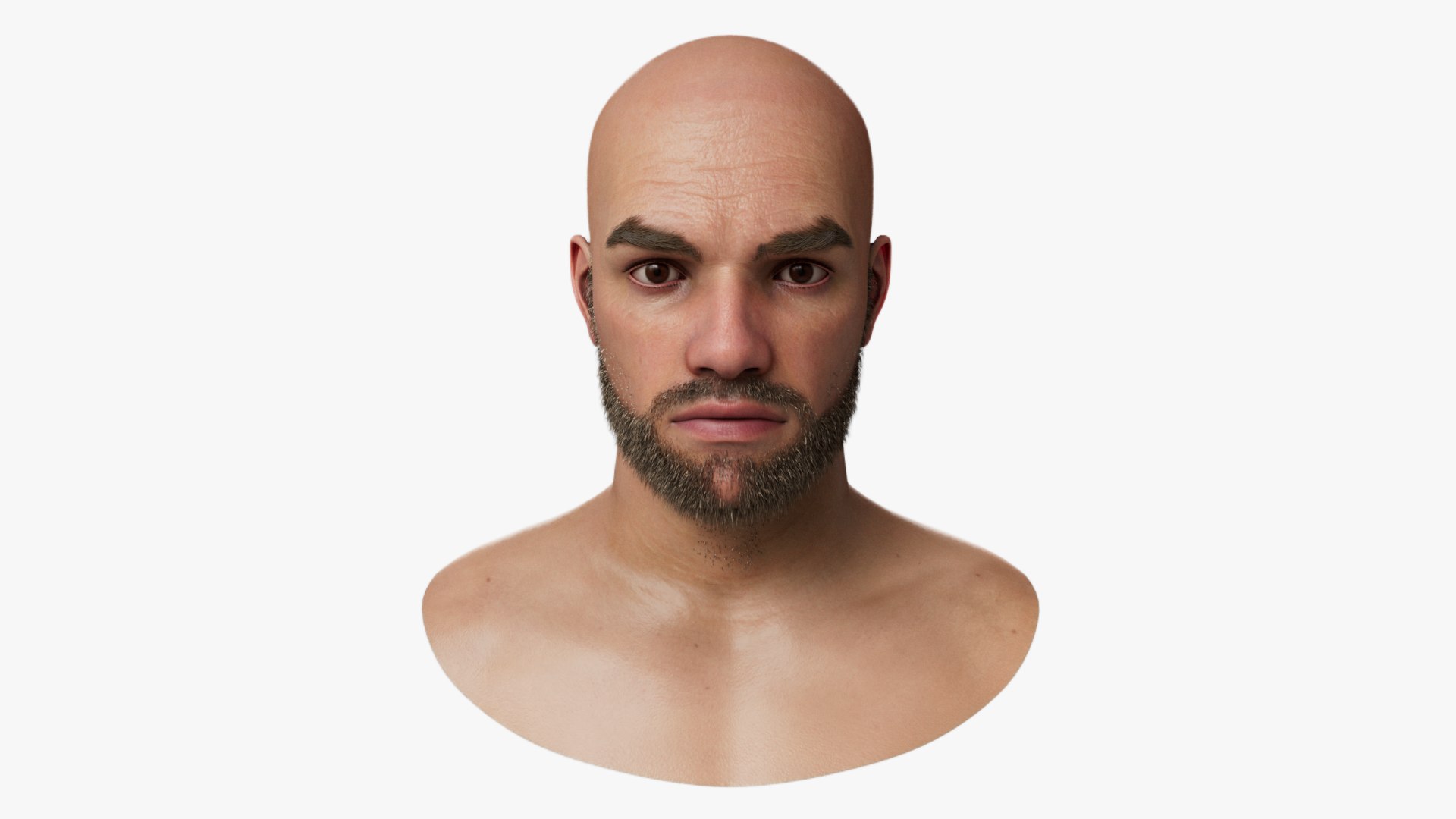 Male Head Mesh Metahuman Unreal Topology Man Head Mesh V1 3D Model ...
