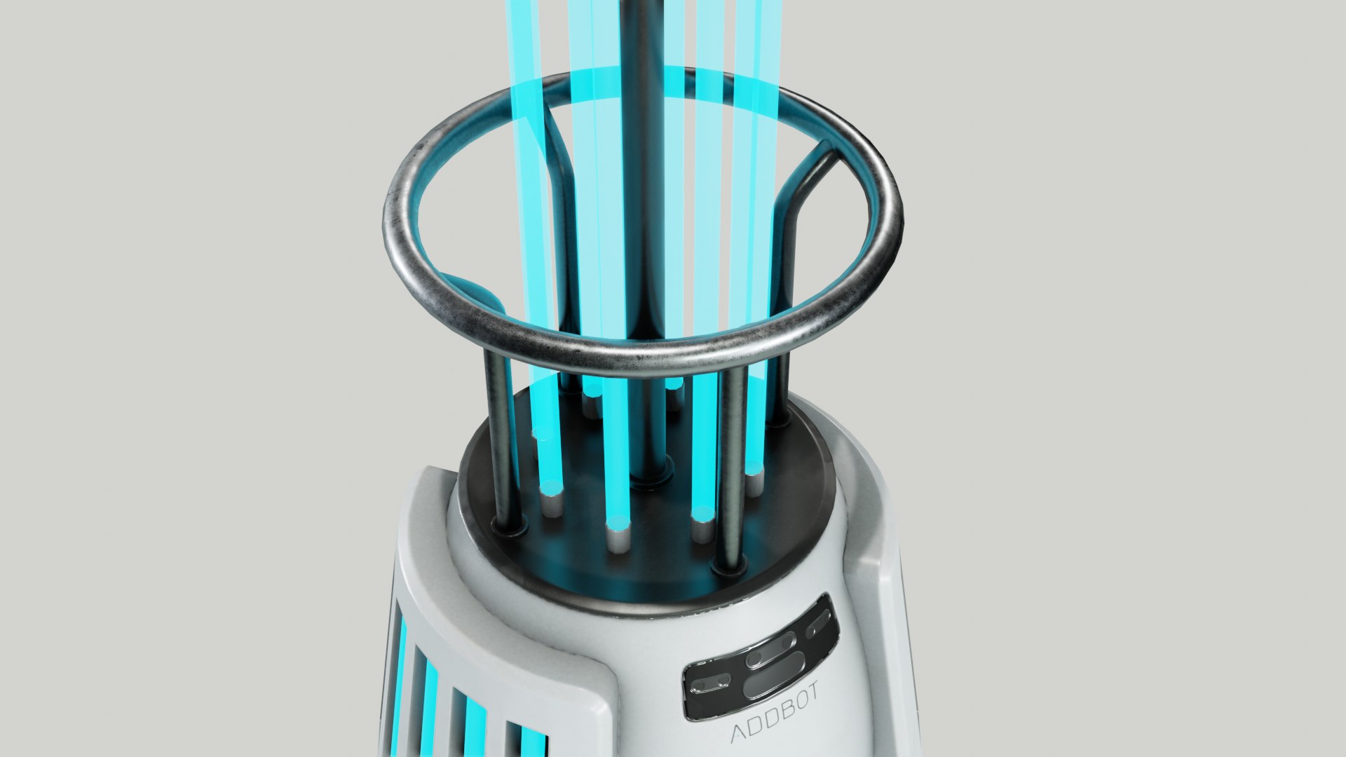 3D UV Disinfection Robot - TurboSquid 1782189
