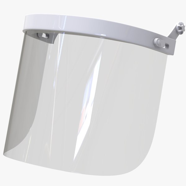 Visor protection glass v2 3D model - TurboSquid 1527638
