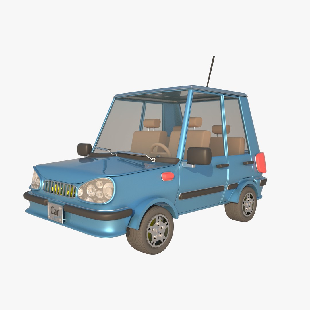 3d Model Cartoon Car Toon