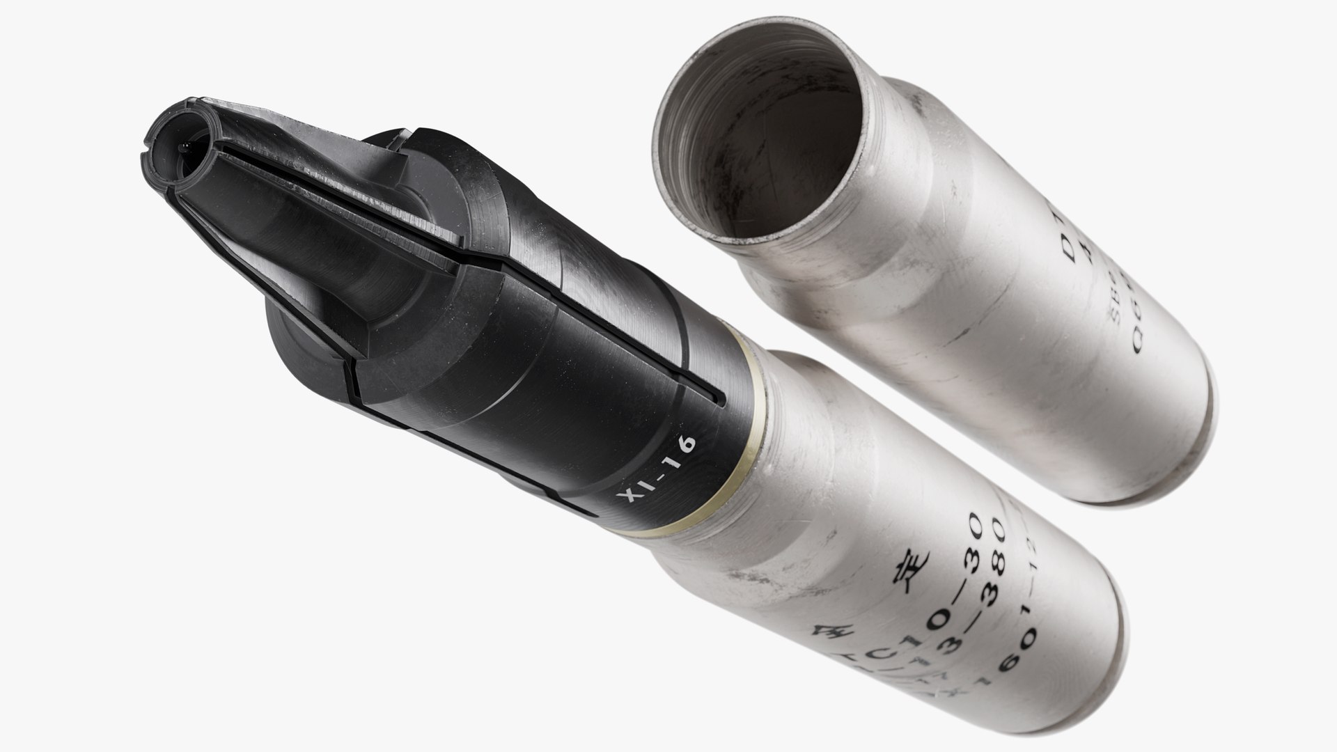 3D 30mm Chinese 30x165 APFSDS Ammunition Realistic - TurboSquid 2270440