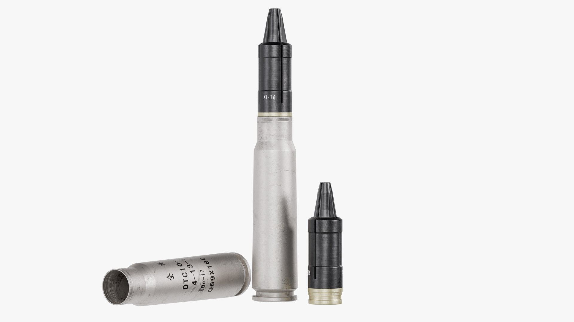 3D 30mm Chinese 30x165 APFSDS Ammunition Realistic - TurboSquid 2270440