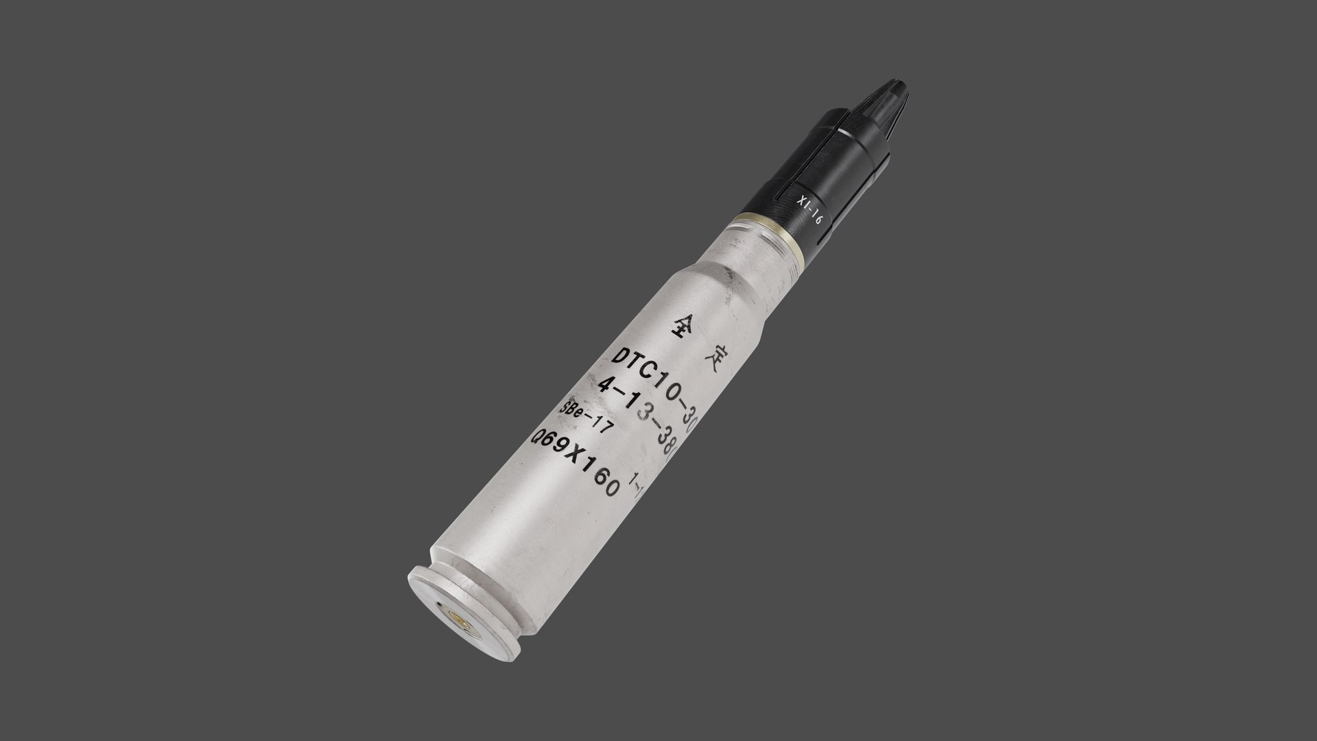 3D 30mm Chinese 30x165 APFSDS Ammunition Realistic - TurboSquid 2270440