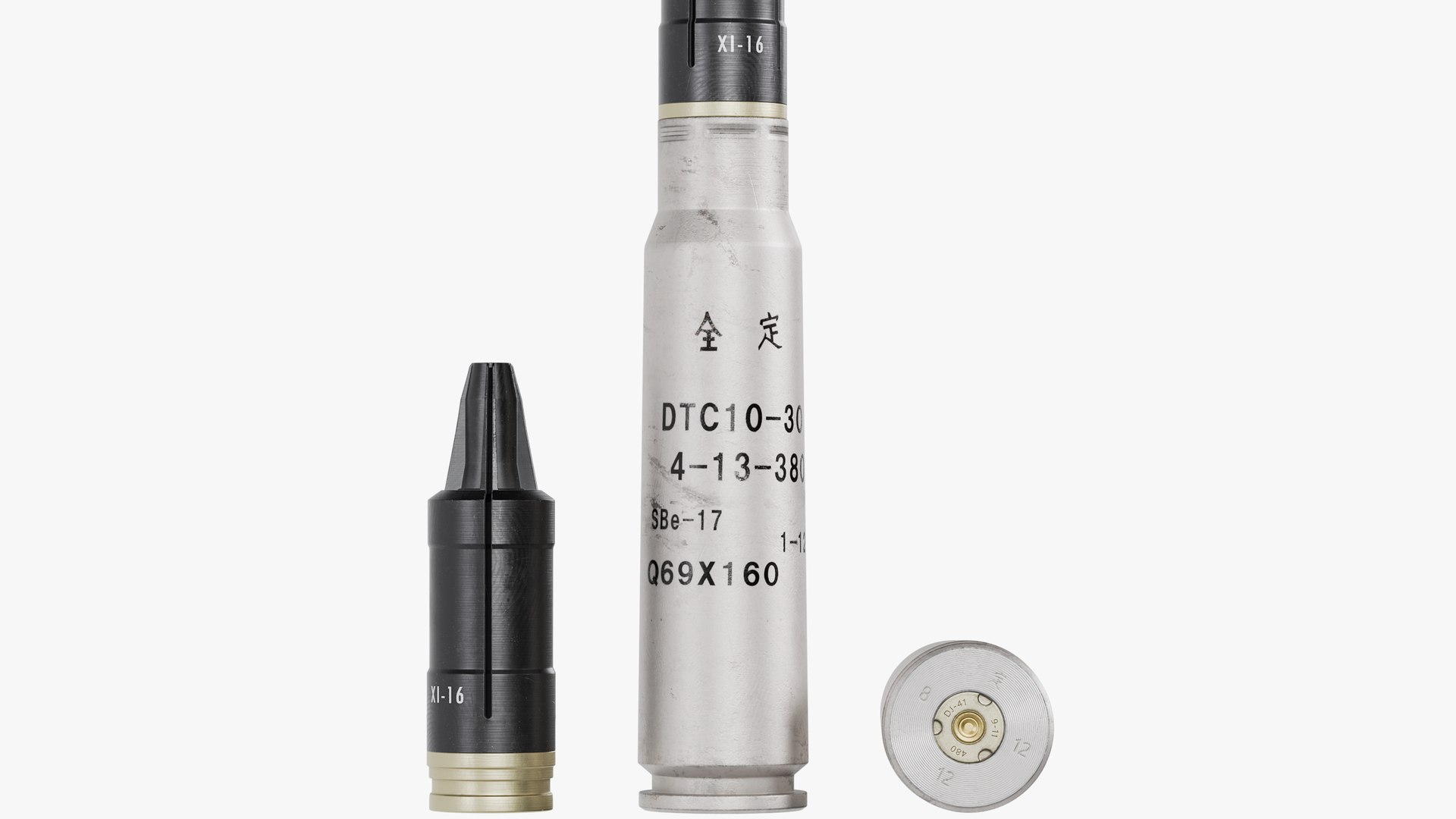 3D 30mm Chinese 30x165 APFSDS Ammunition Realistic - TurboSquid 2270440