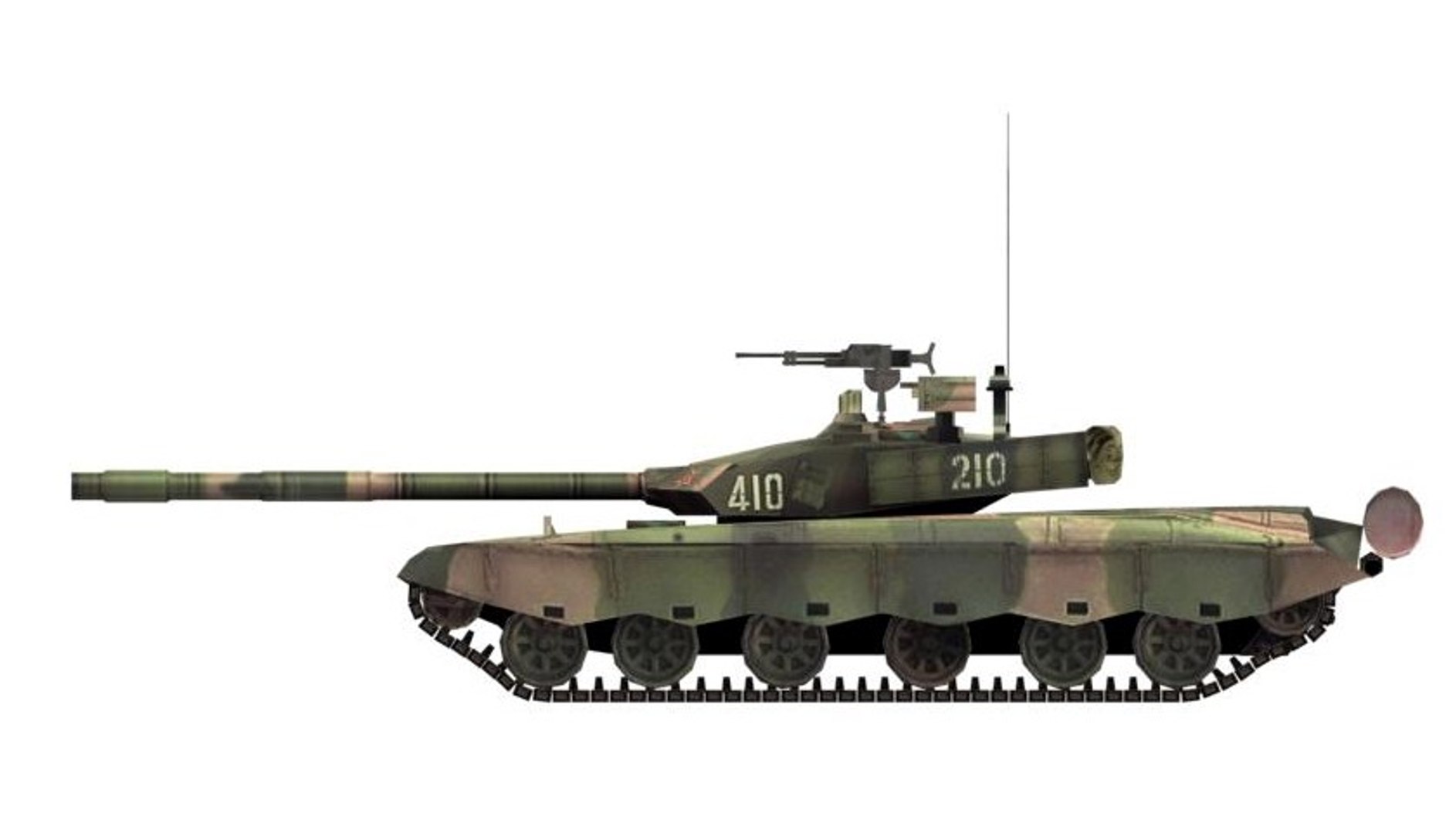 3d Chinese Type Main Battle Tank
