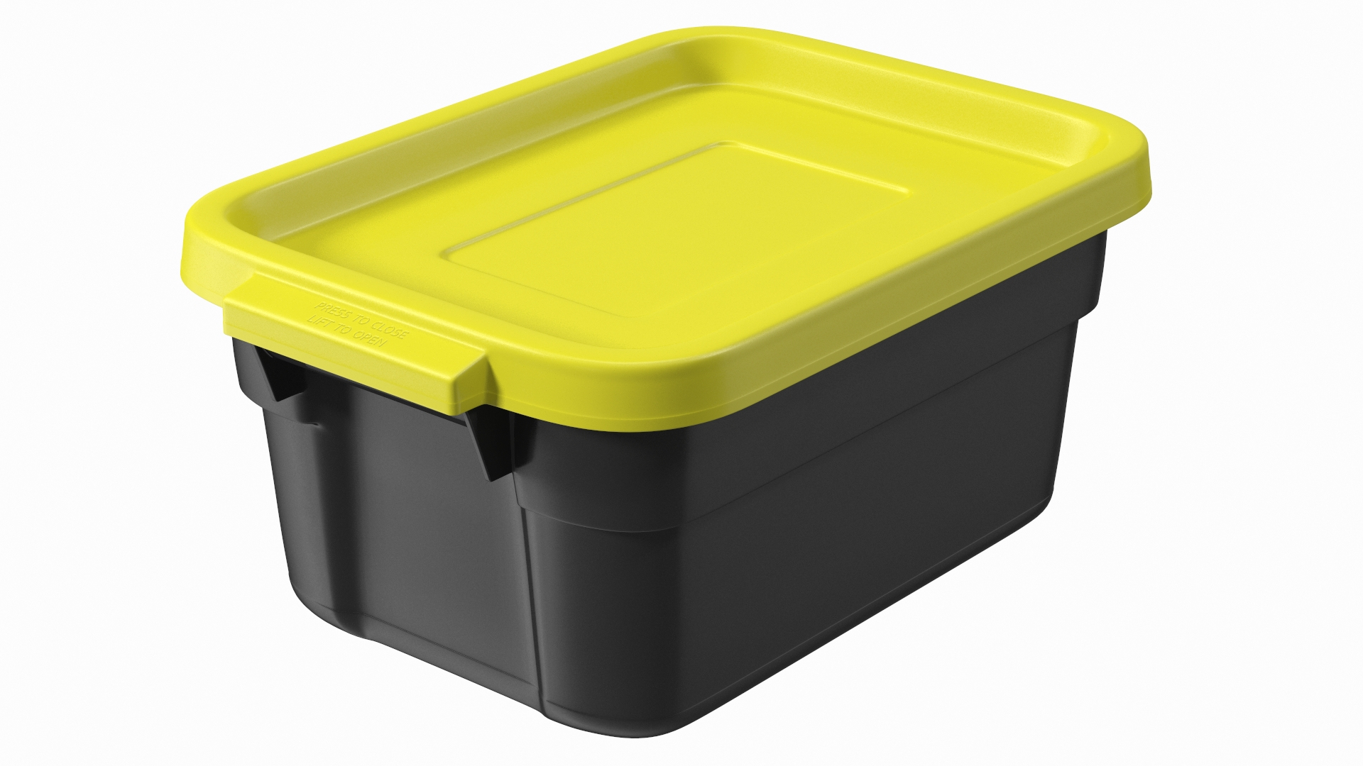 3D Stackable Storage Tote With Lid 3 Gallon - TurboSquid 1799408