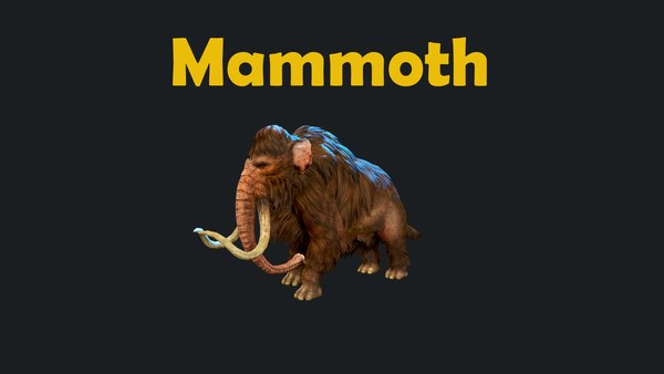 Mammoth Animation3Dモデル - TurboSquid 2009934