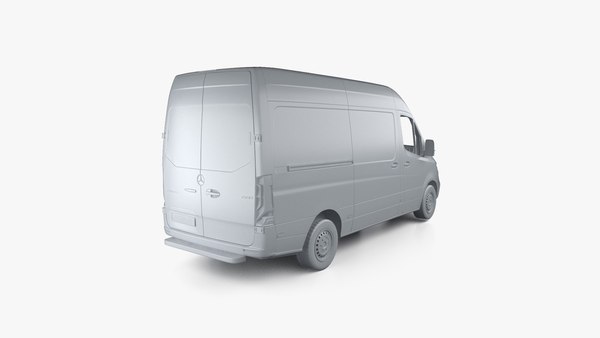 modelo 3d Mercedes-Benz Sprinter Panel Van L2H2 with HQ interior 2019 ...