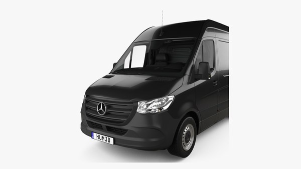 modelo 3d Mercedes-Benz Sprinter Panel Van L2H2 with HQ interior 2019 ...