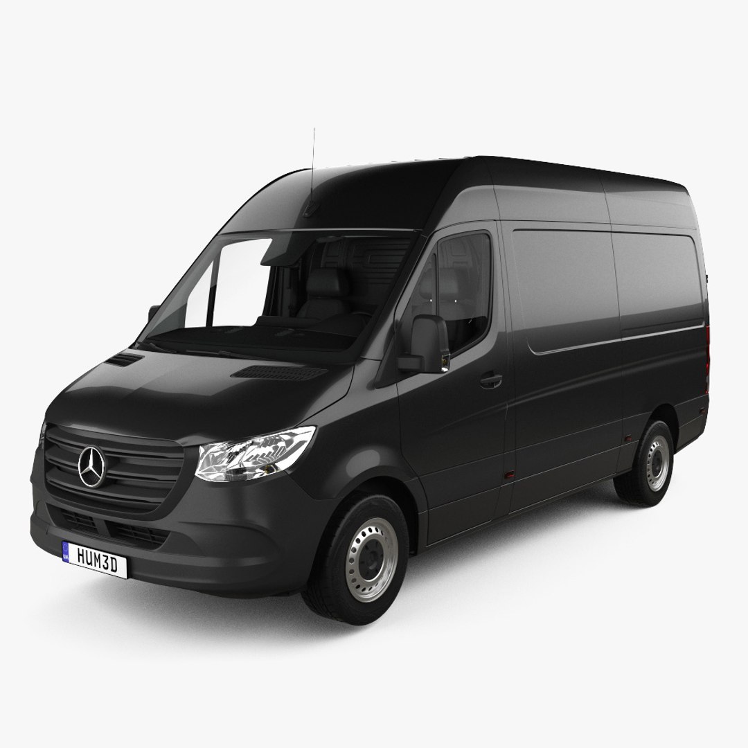Mercedes-Benz Sprinter Panel Van L2H2 with HQ interior 20193D模型 ...