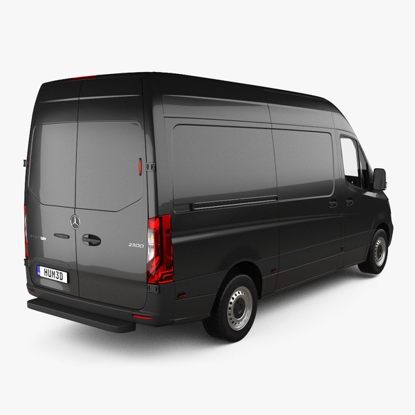 modelo 3d Mercedes-Benz Sprinter Panel Van L2H2 with HQ interior 2019 ...