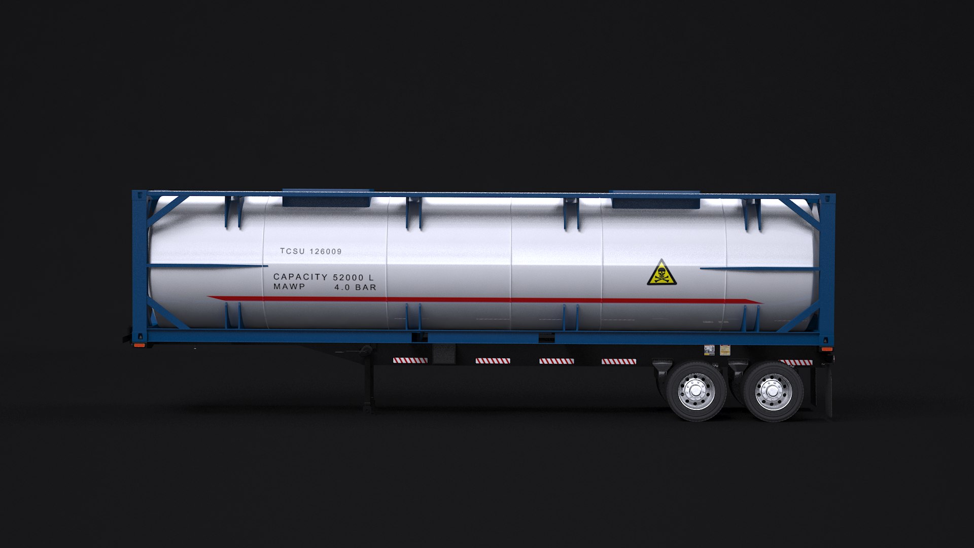 3D Spec Iso Tank Trailer Model - TurboSquid 1551371
