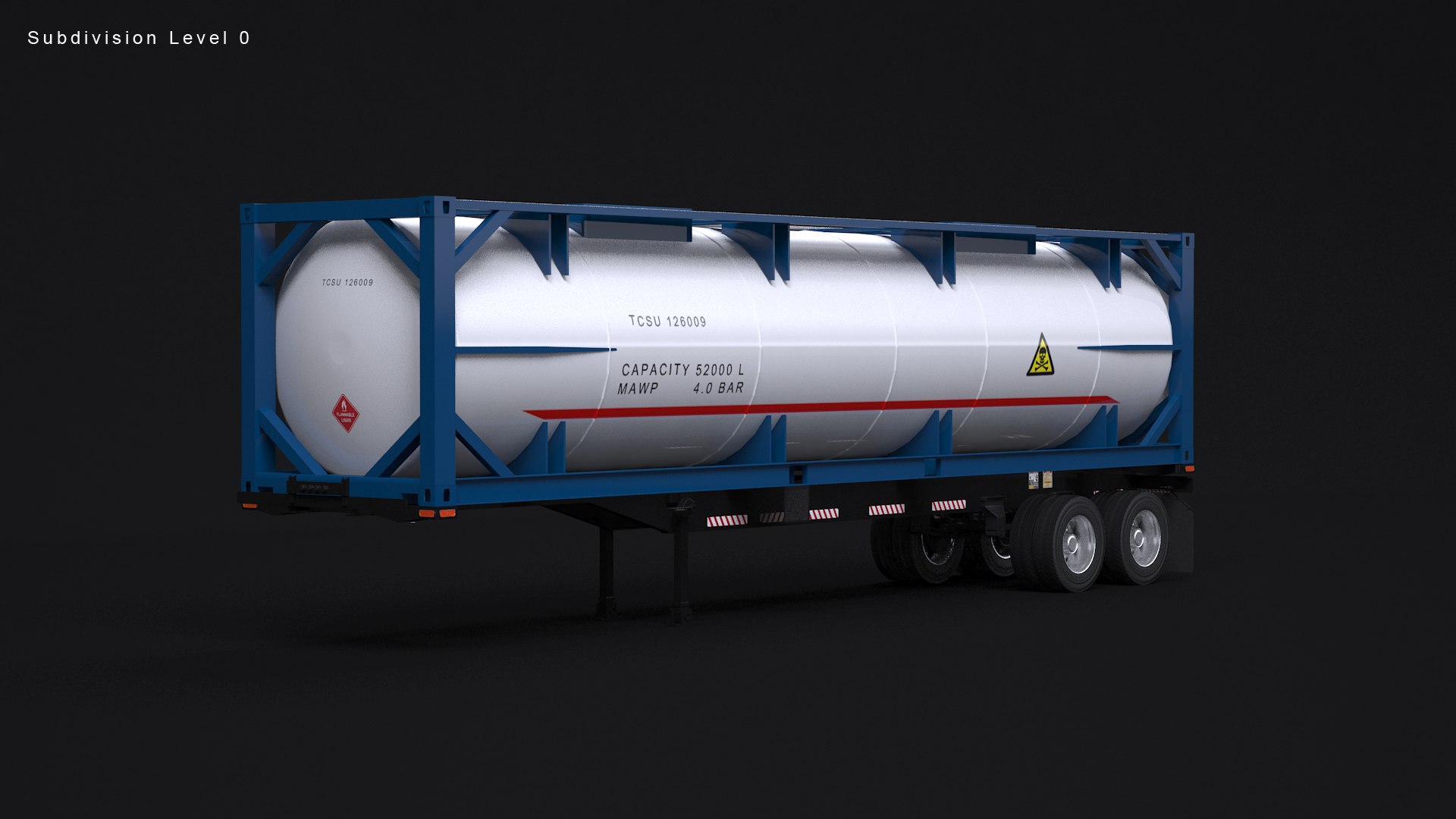 3D Spec Iso Tank Trailer Model - TurboSquid 1551371