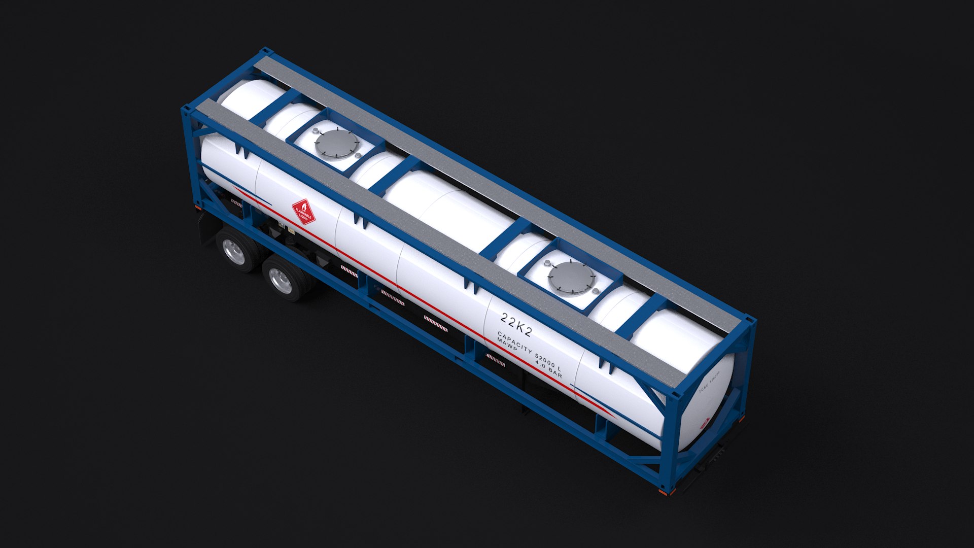 3D Spec Iso Tank Trailer Model - TurboSquid 1551371