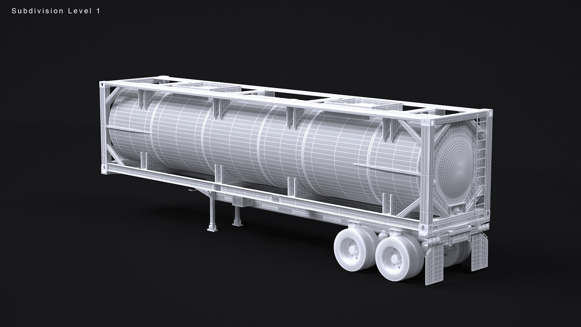 3D Spec Iso Tank Trailer Model - TurboSquid 1551371