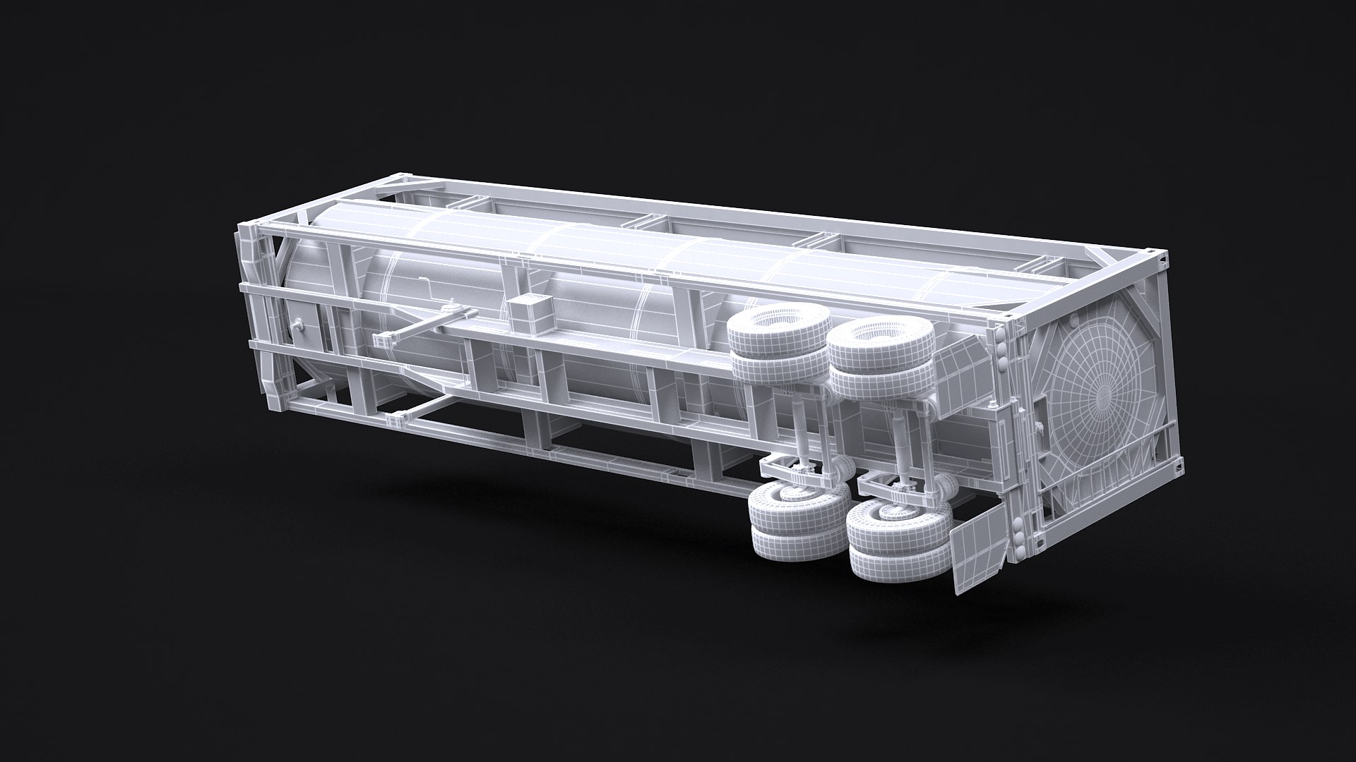 3D Spec Iso Tank Trailer Model - TurboSquid 1551371