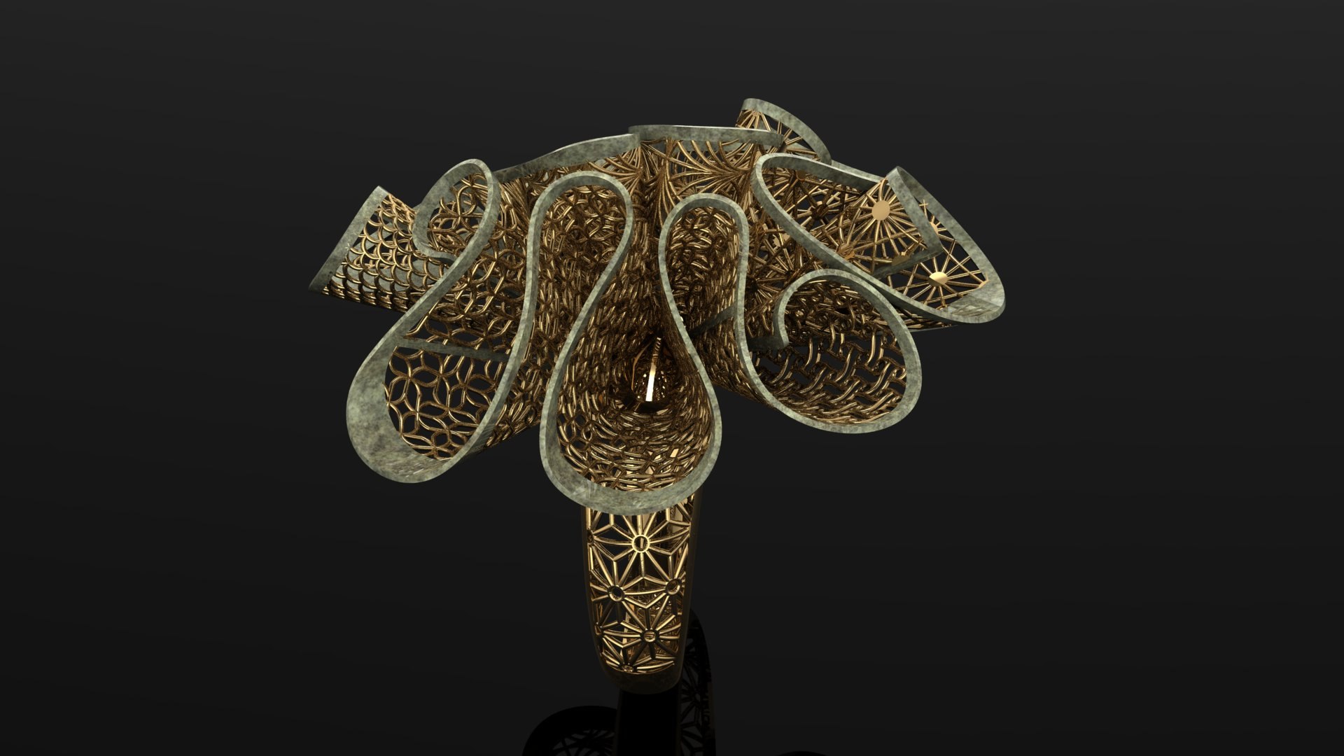 3D gold ring model - TurboSquid 1698764