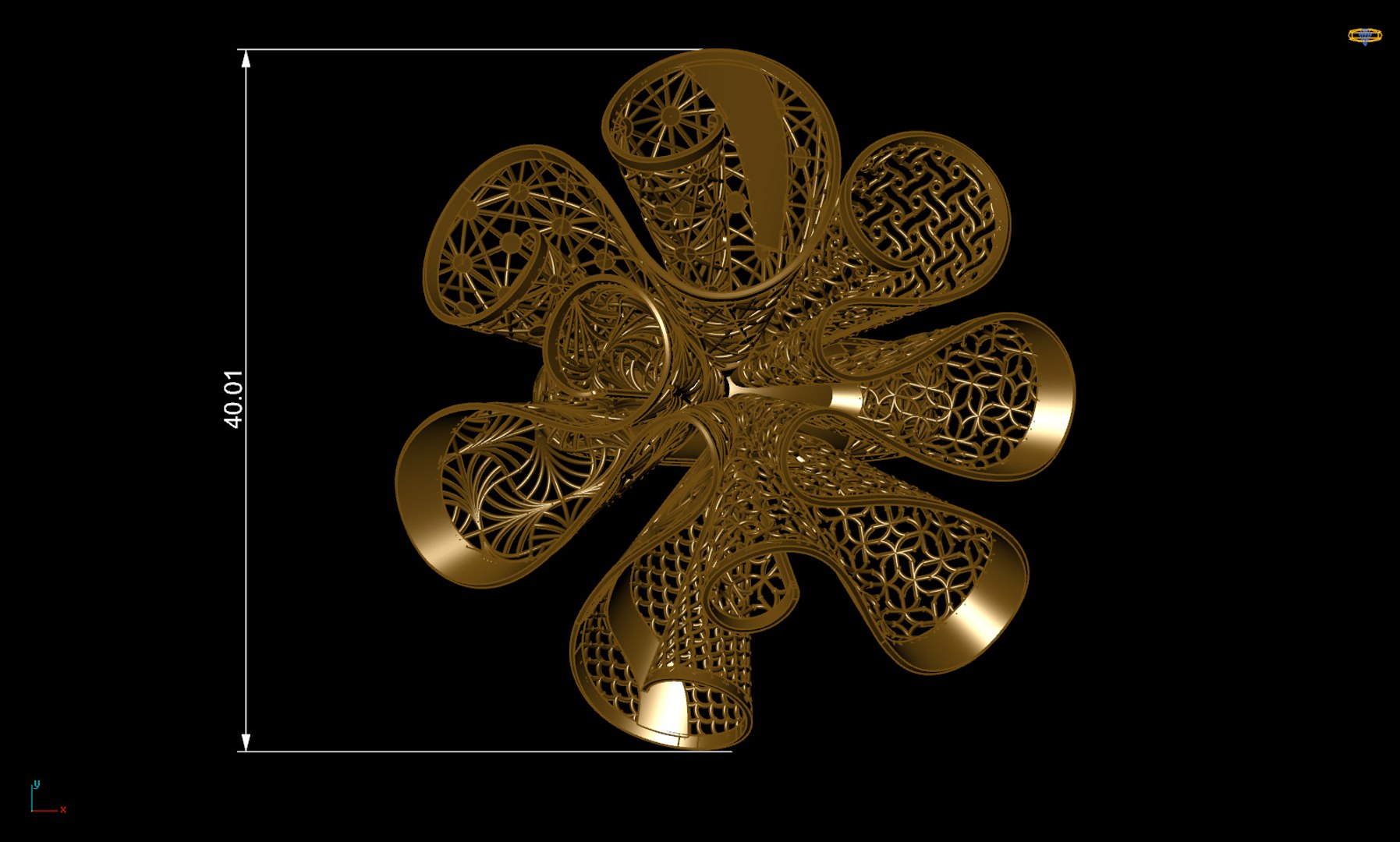 3D gold ring model - TurboSquid 1698764