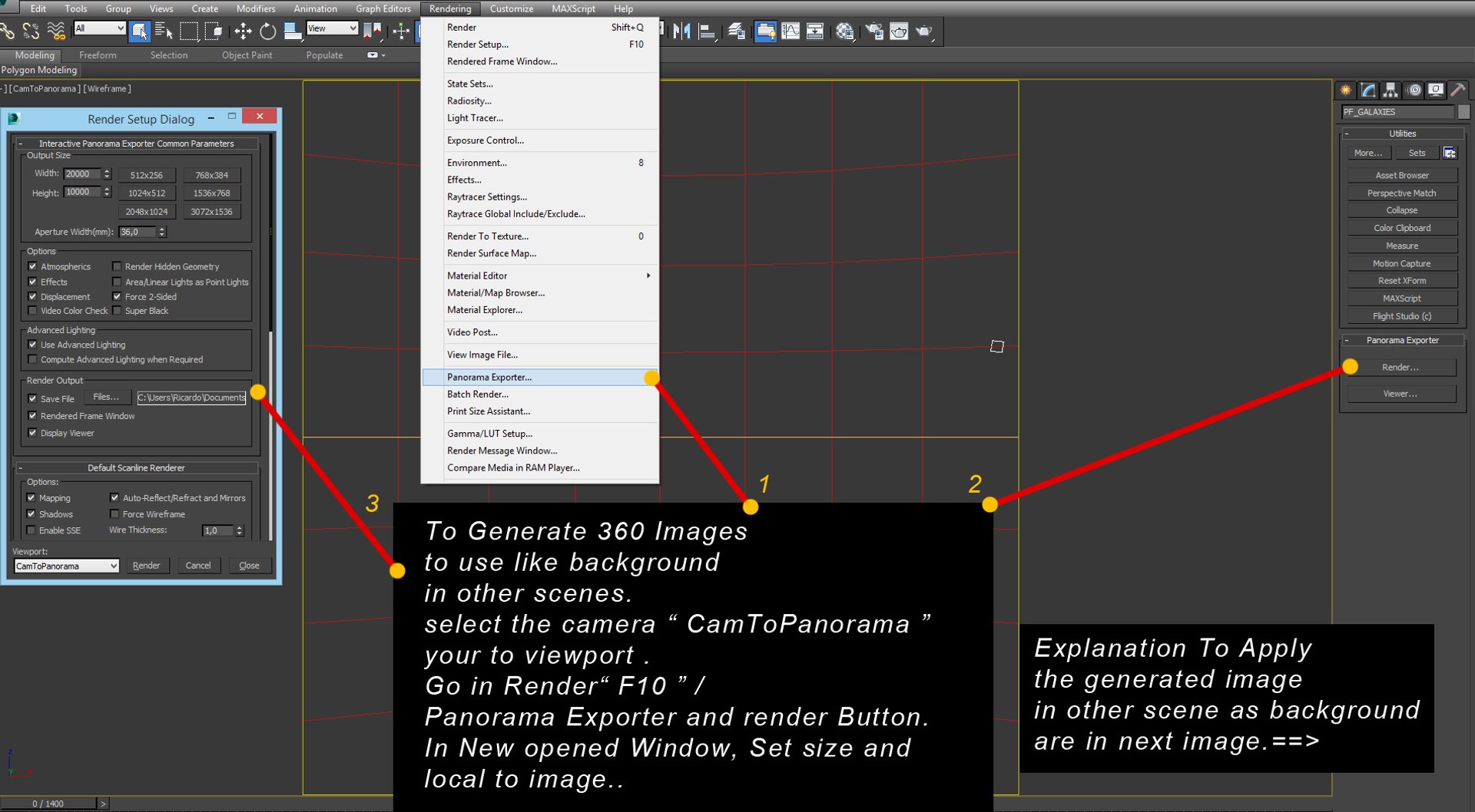 3ds max particle star galaxy
