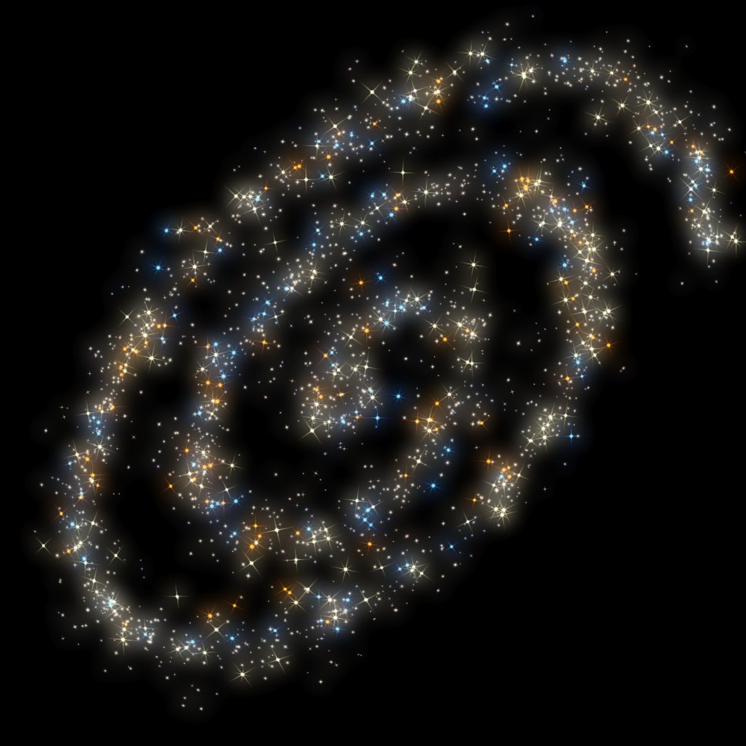 3ds max particle star galaxy