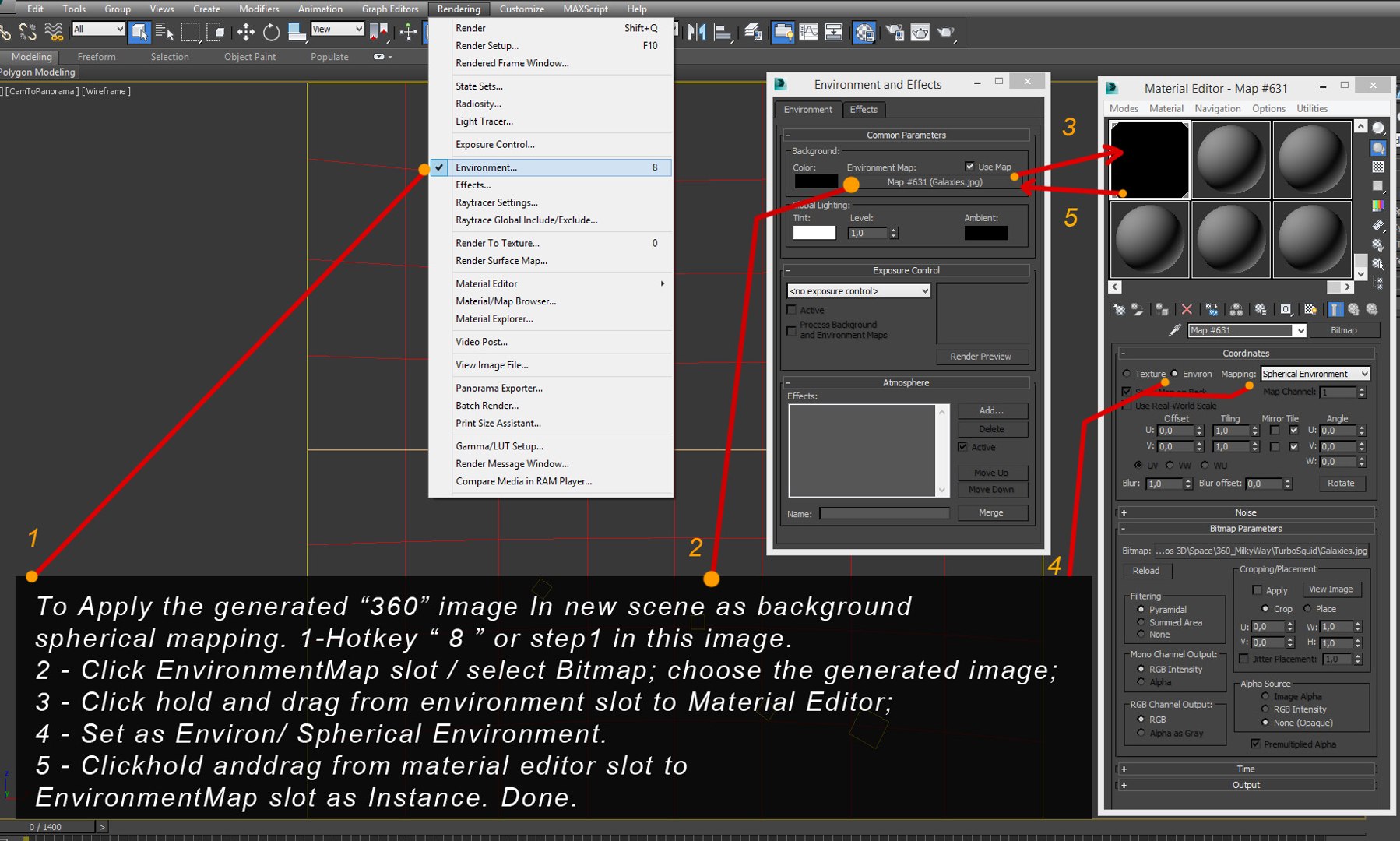 3ds max particle star galaxy