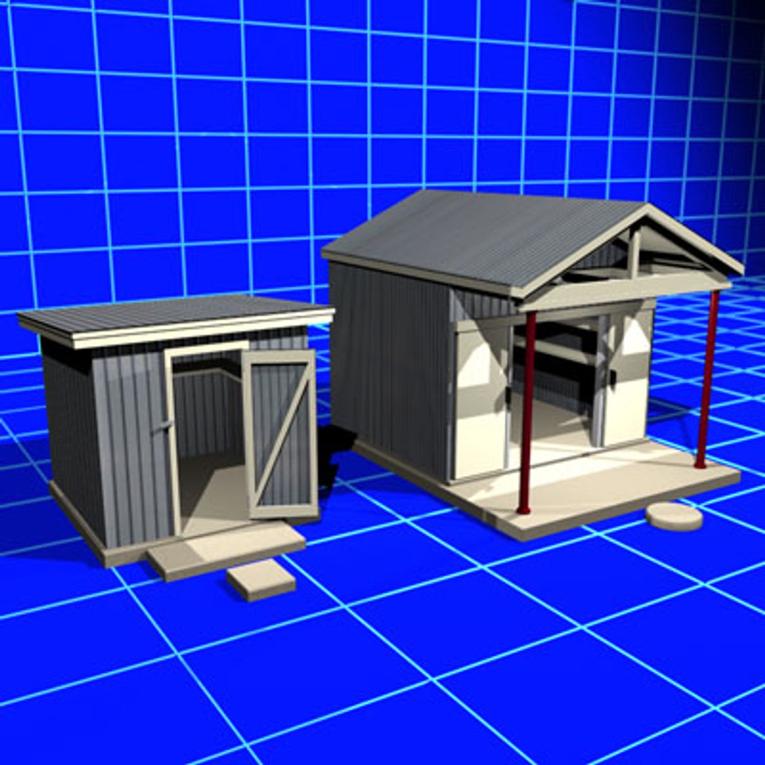 Shed 01 3d Model