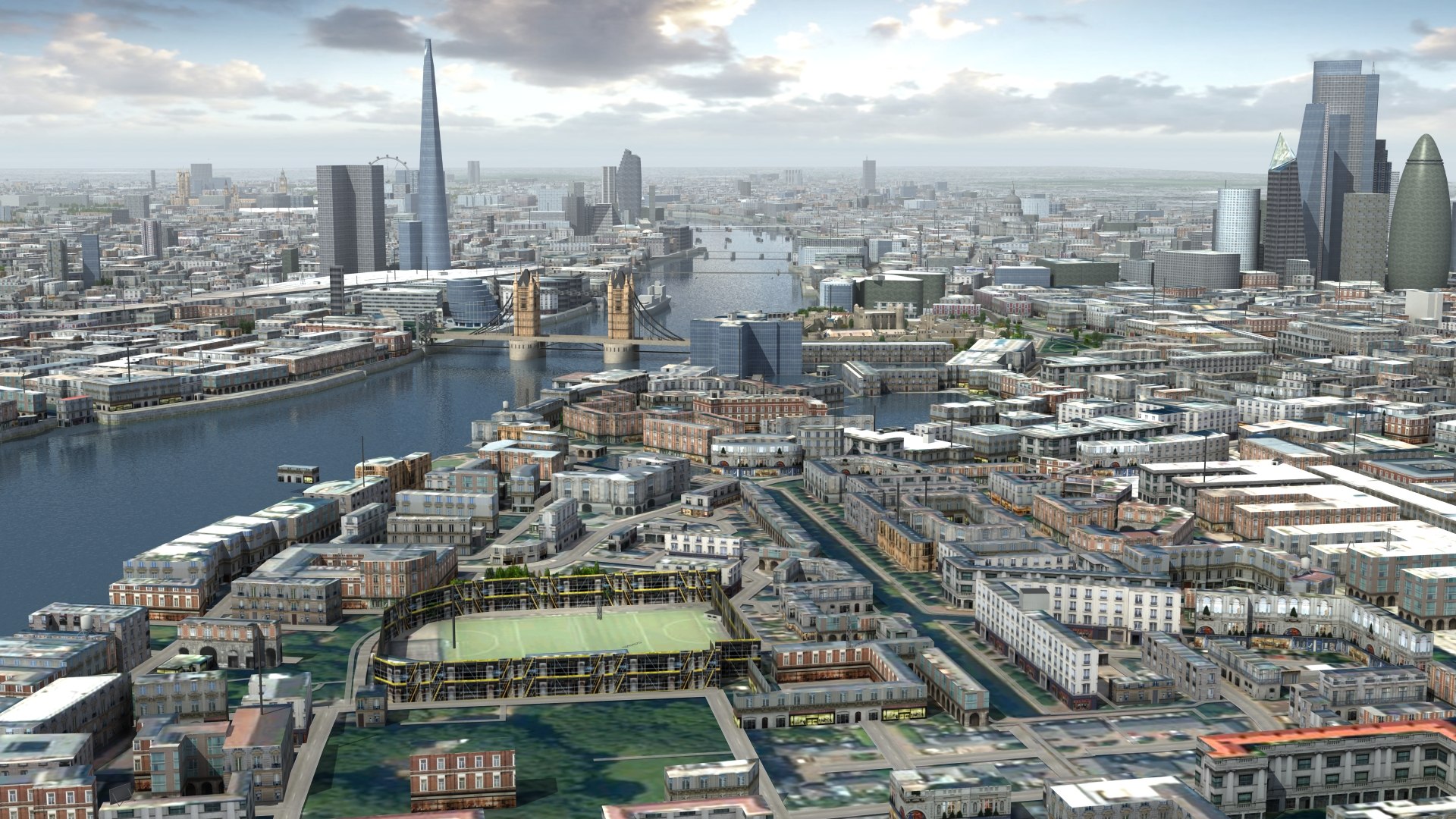 3D Model City Of London - TurboSquid 2089361