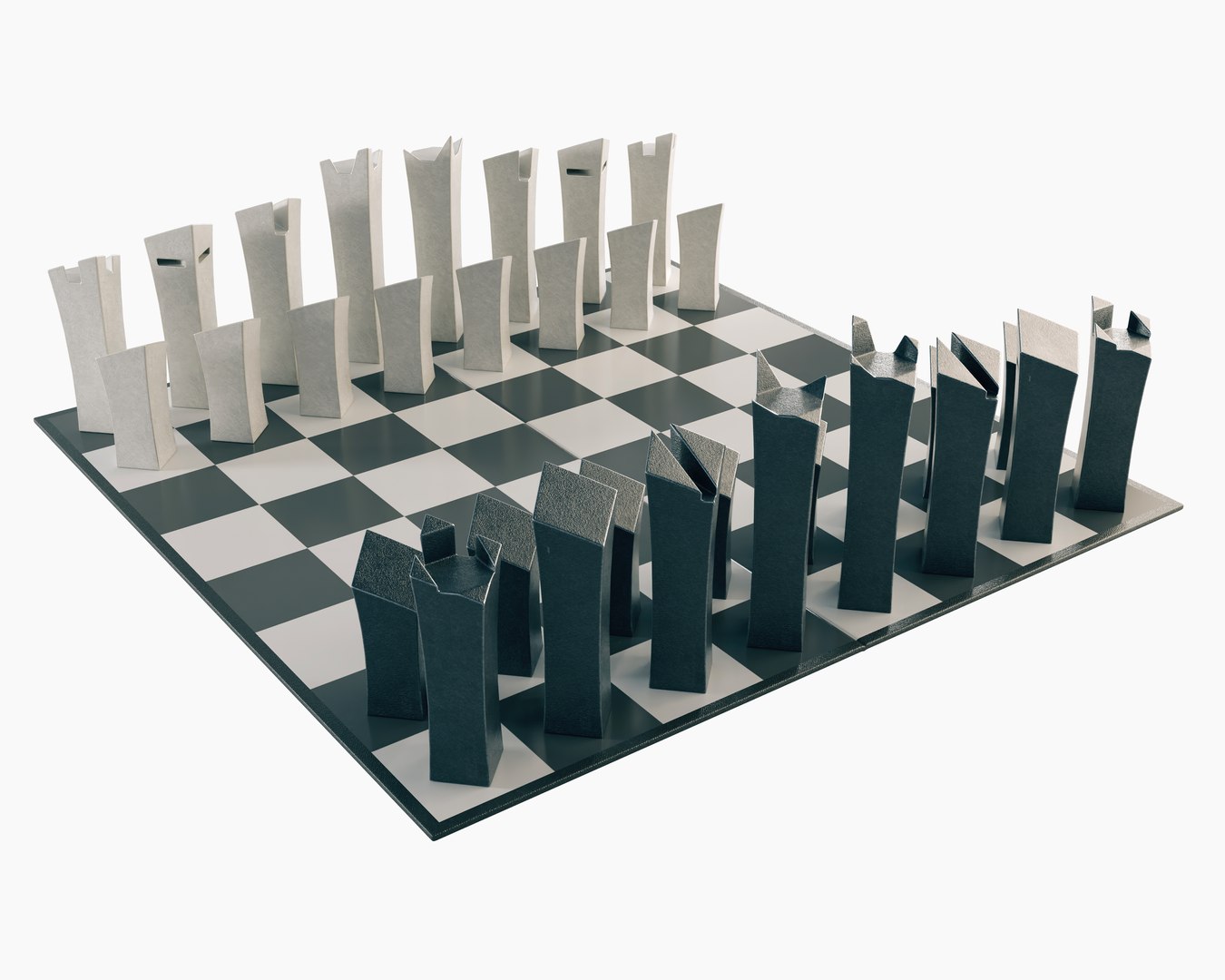 Minimalist Chess Set Concepts 3D Model - TurboSquid 2009030