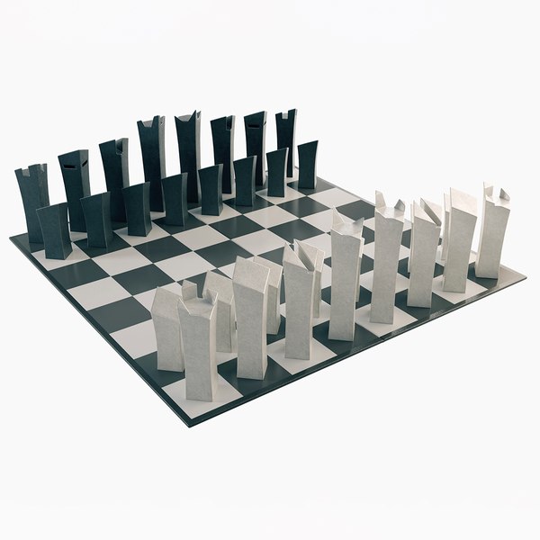 Minimalist Chess Set Concepts 3D model - TurboSquid 2009030