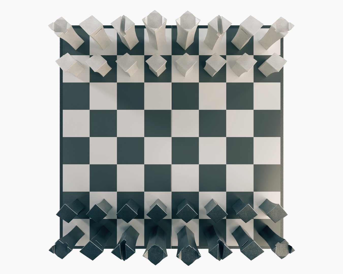Minimalist Chess Set Concepts 3D Model - TurboSquid 2009030